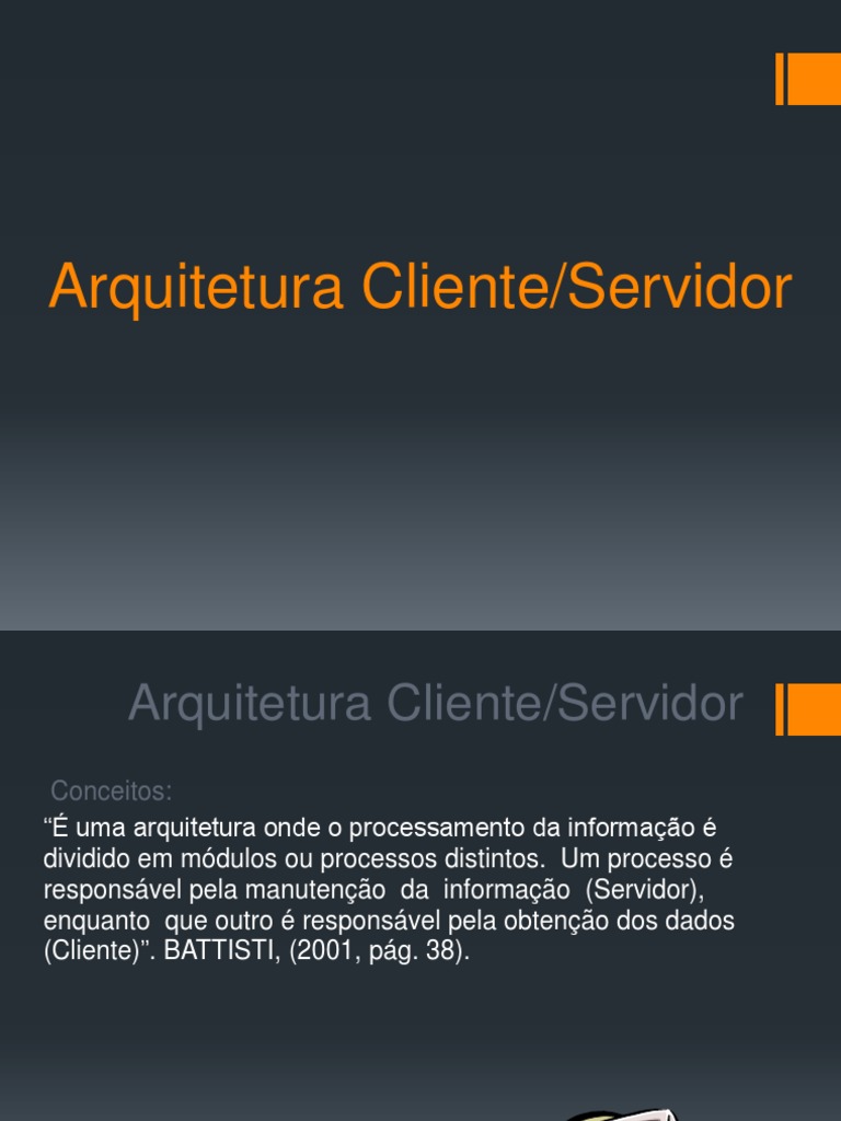 04 Arquitetura Cliente Servidor | PDF | Modelo cliente – Servidor ...