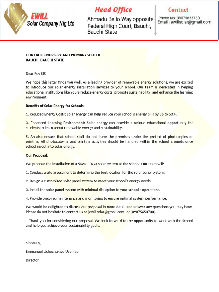 Letter Heading | PDF