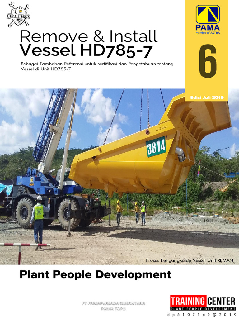 Kapasitas dan Pengangkatan Vessel HD785 | PDF