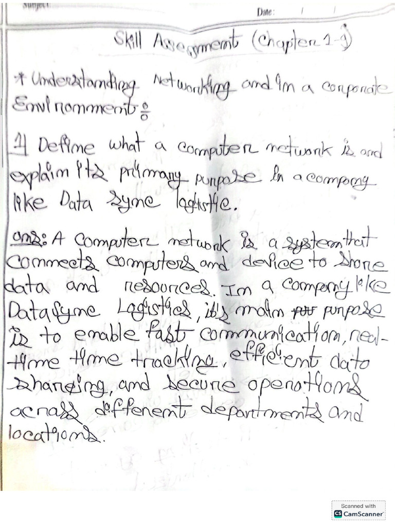 Cisco Skill Assessment | PDF