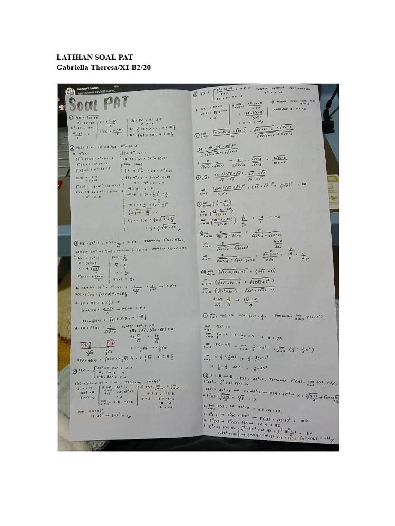 Latihan Soal Pat | PDF