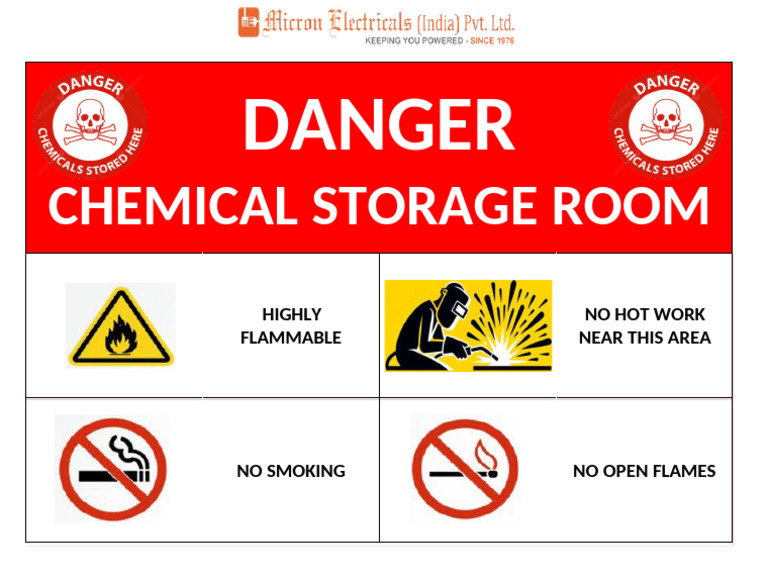 Chemcial Storage Area - Hyd 101 Project (Size - 2.6 FT X 3 FT) | PDF