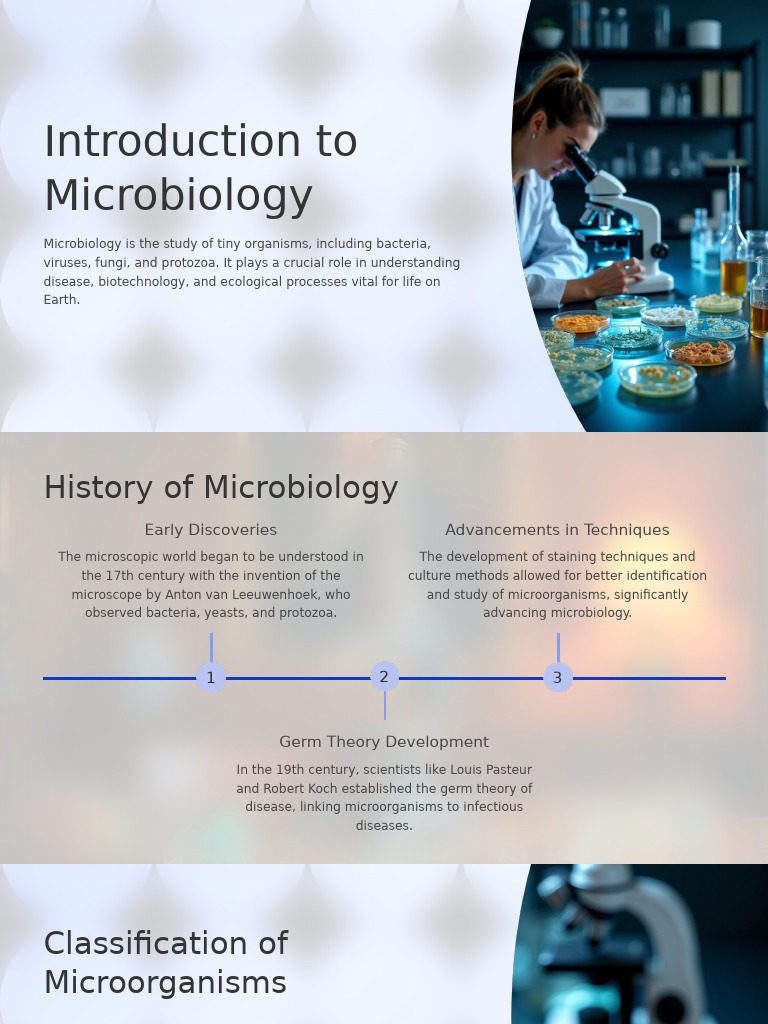 Introduction To Microbiology | PDF | Microorganism | Microbiology