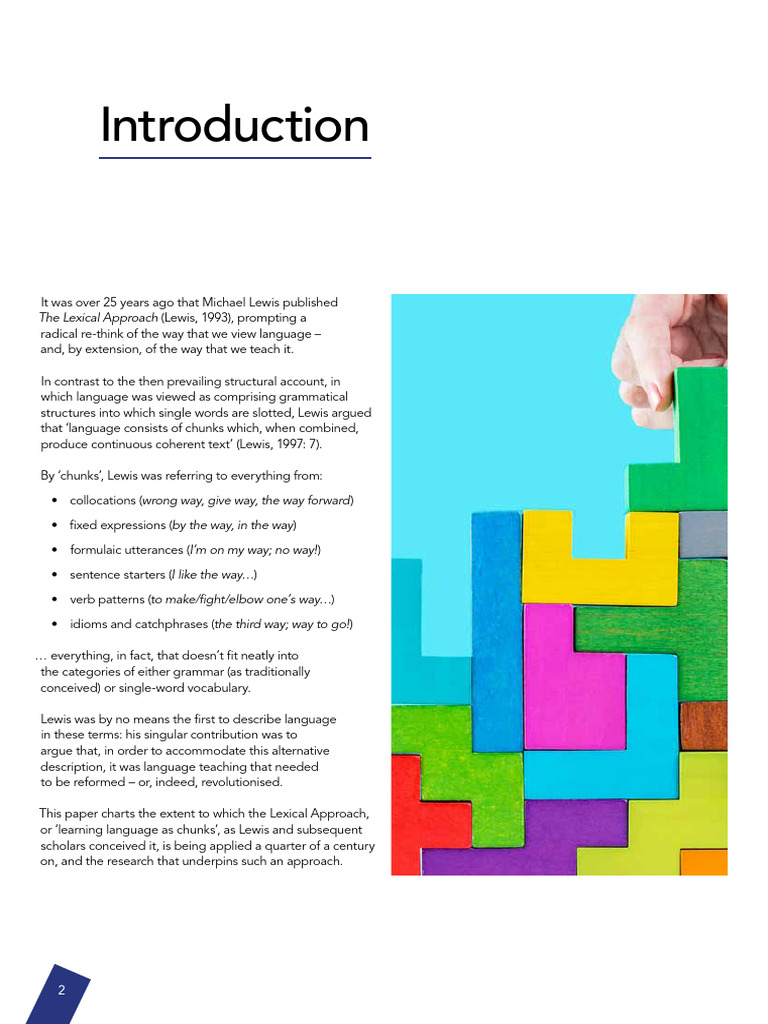 Learning Language in Chunks拷貝 | PDF