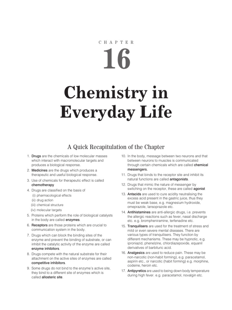 Chemistry in Everyday Life | PDF | Active Site | Enzyme