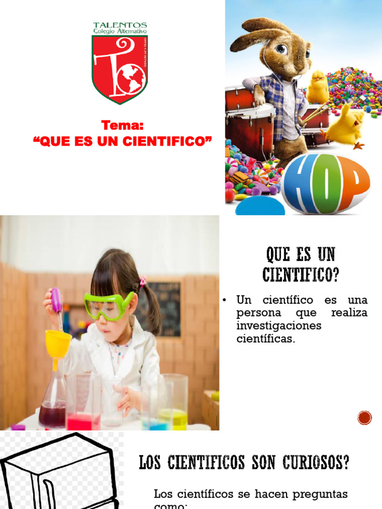 Exposicion Que Es Un Cientifico | PDF
