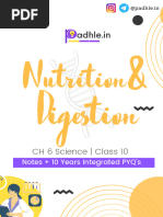 Nutrition Class10 Notes | PDF