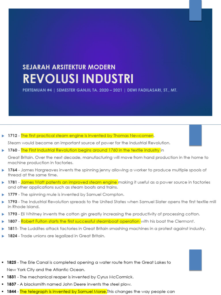 Sejarah Arsitektur Moderen - P05 | PDF