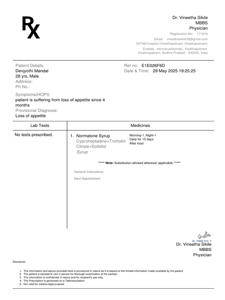 Patient Details Ref No: Date & Time:: Syrup | PDF | Social Programs ...