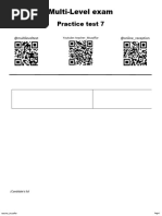 Multilevel Speaking Mock Test Guide | PDF