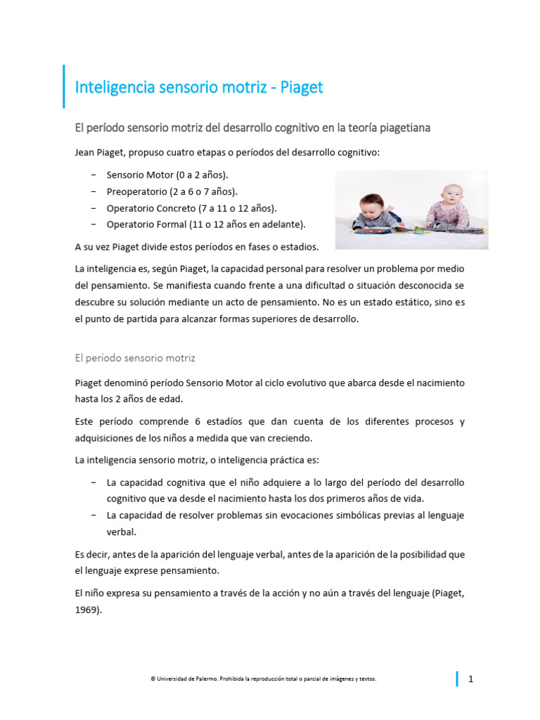 0357 APU InteligenciaSensoriomotriz 211Q v1-0 | PDF | Inteligencia | Pensamiento