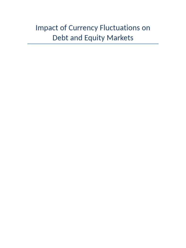 Currency Fluctuations Impact Project | PDF | Exchange Rate | Financial Risk
