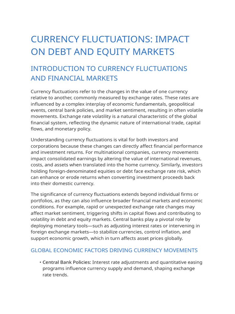 Currency Impact On Debt & Equity | PDF | Financial Risk | Bonds (Finance)
