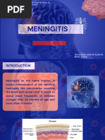 Meningitis System Disorder Template | PDF | Meningitis | Epidemiology