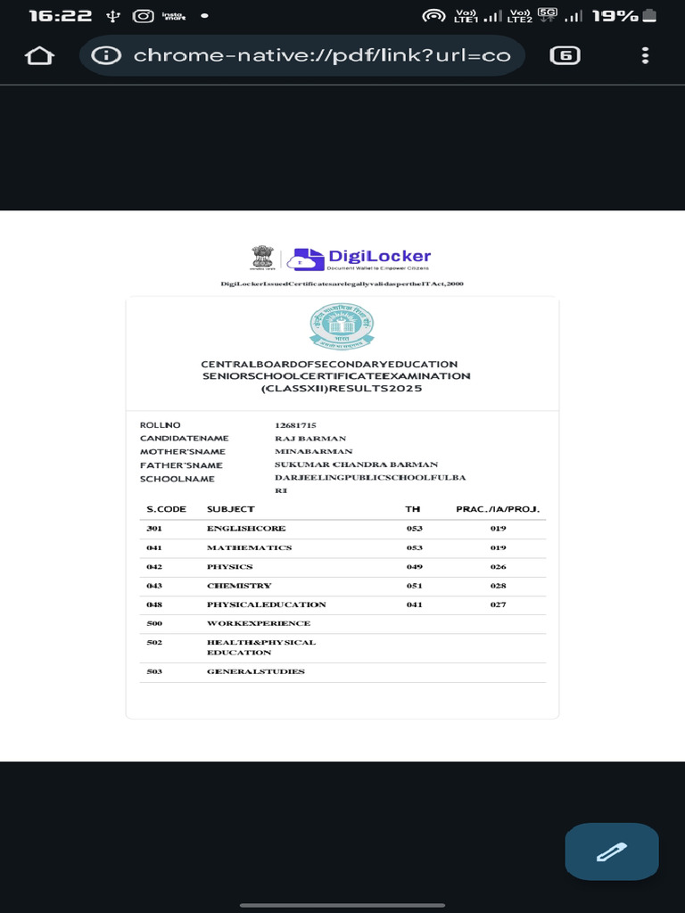CBSE Class 12 | PDF