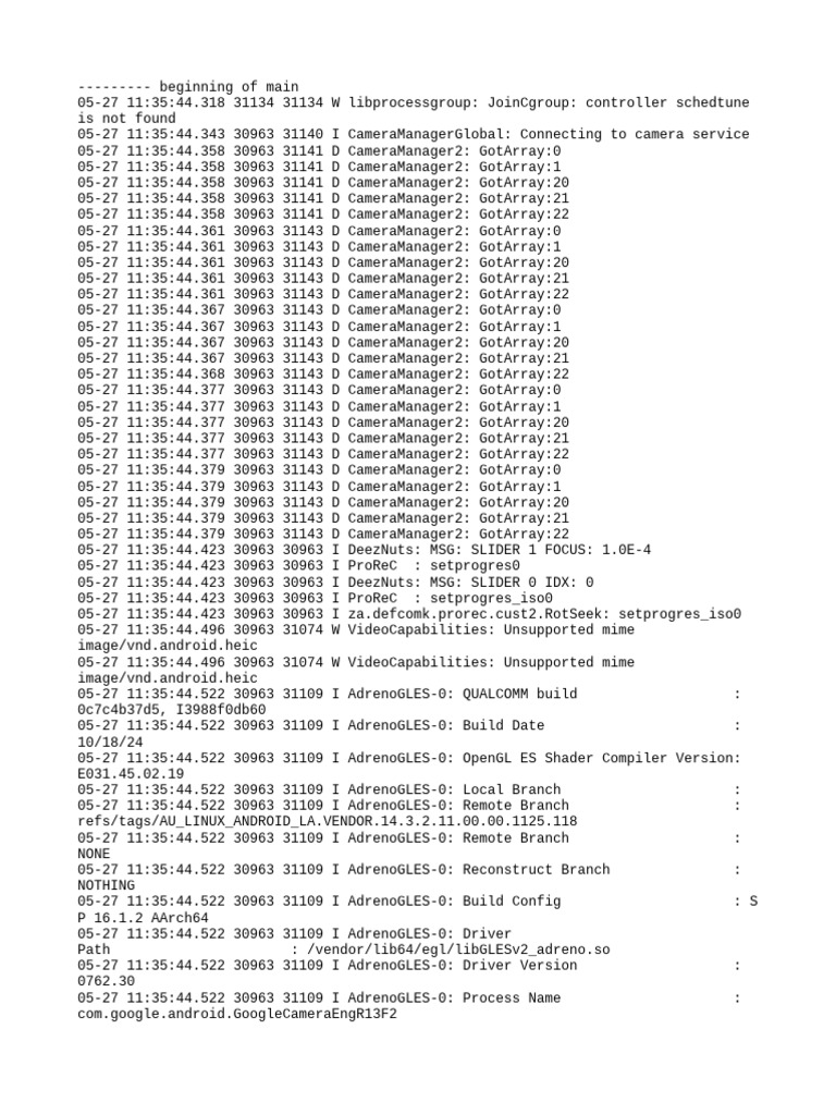 Log Cat 1748325944234 | PDF | Data Compression | Digital Technology