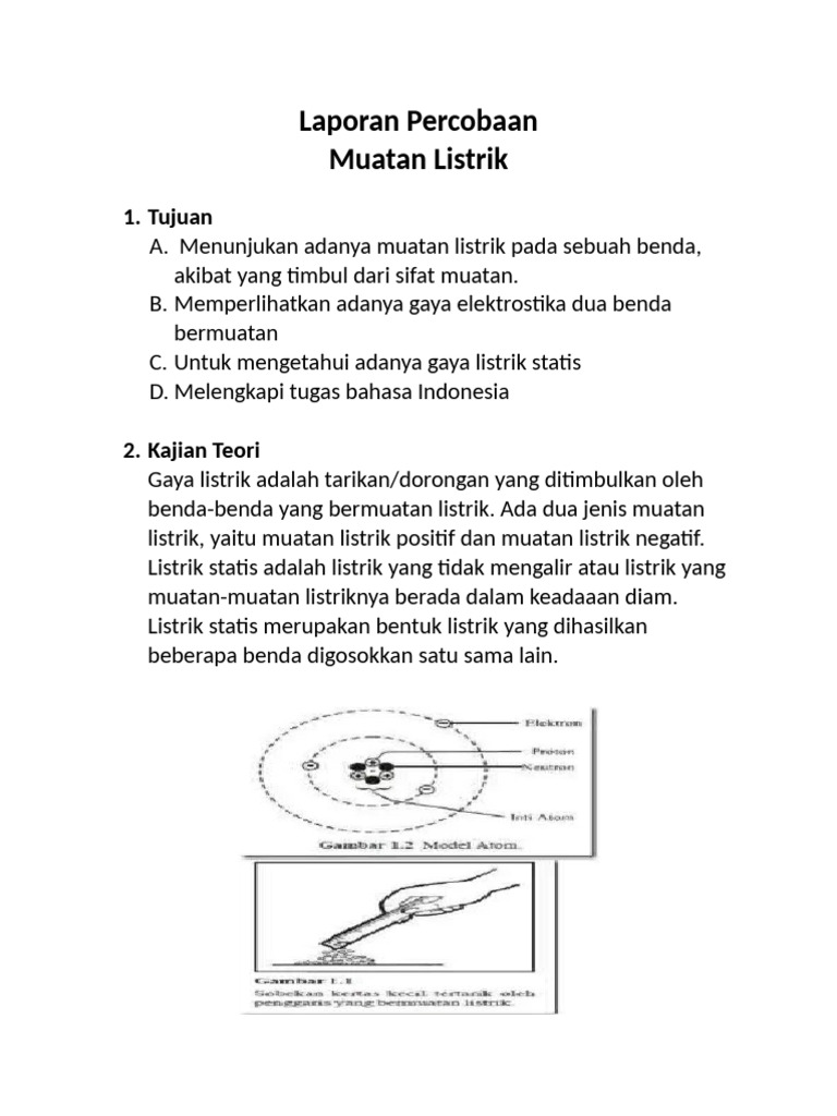 Tugas Laporan Percobaan | PDF