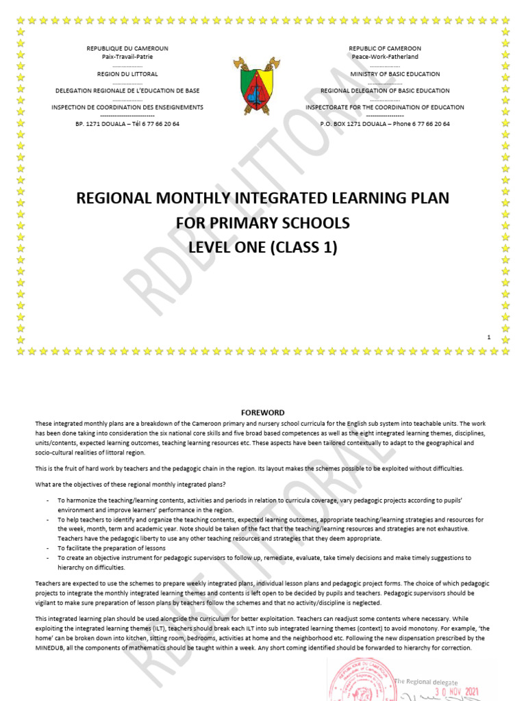 Scheme Level One Class 1 | PDF | Subject (Grammar) | Teachers