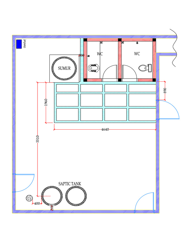Fix Denah Kamar Mandi Rumah-Model | PDF