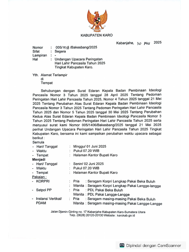 Undangan OPD 1 | PDF