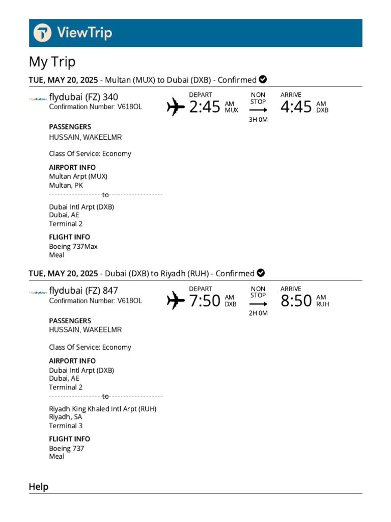 Travelport Viewtrip - My Trip) 101 X | PDF