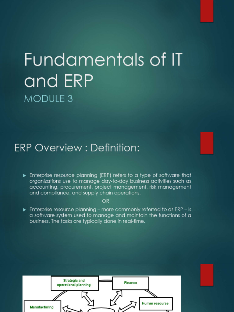 Fundamentals of IT and ERP Unit 5 | PDF | Enterprise Resource Planning | Databases