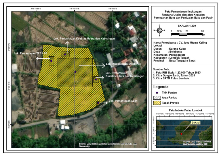 Peta Pemantauan Lingkungan | PDF