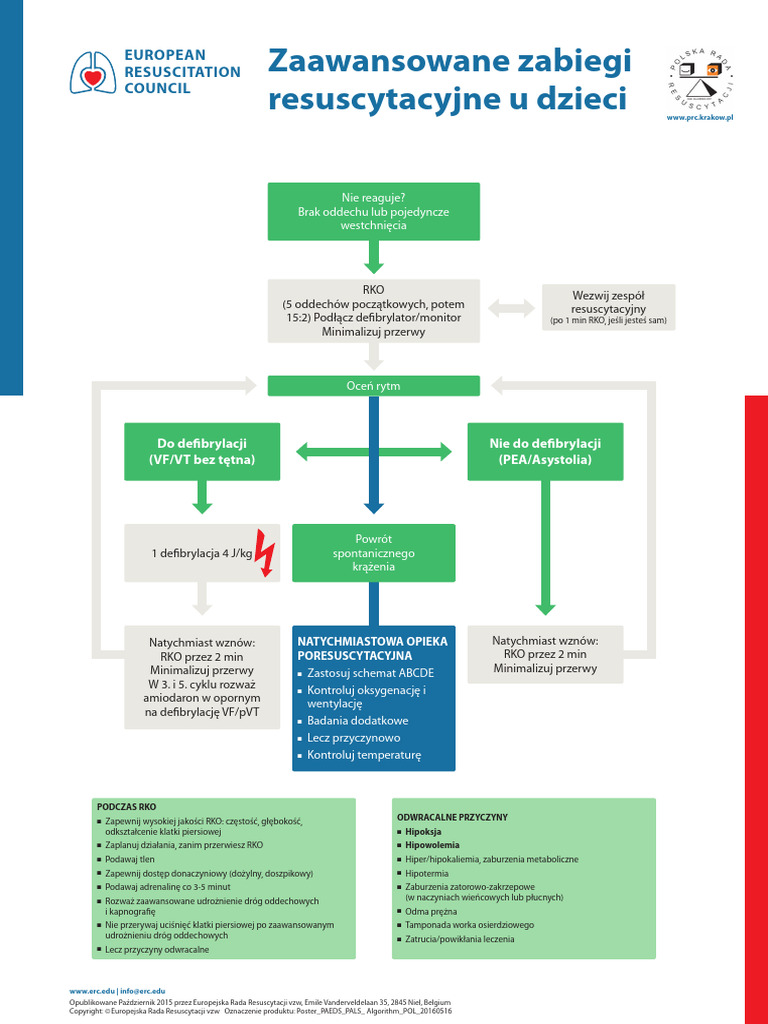 Paeds Pals 2015 Algorytm PL | PDF