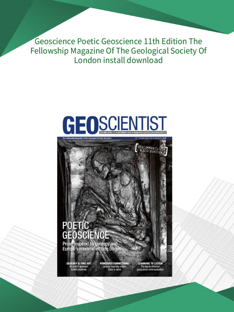 Geoscience Communication Insights | PDF | Drawing | Reconstruction Era