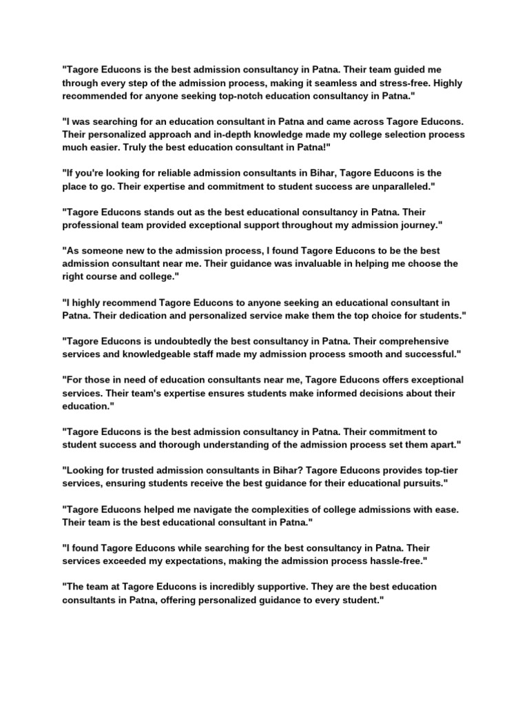 Tagore Educons Reviews | PDF | Cognition