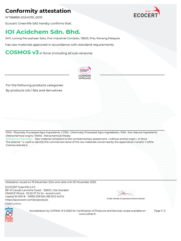 Kemurnian Glycerol Ioi Cb | PDF