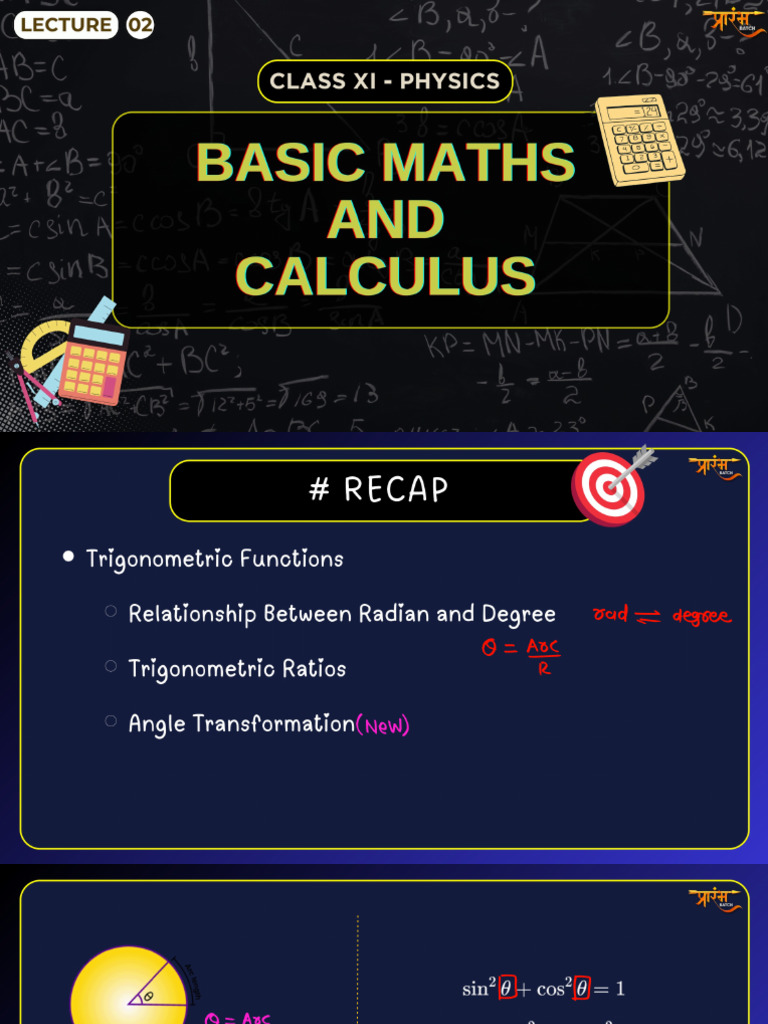 Basic Mathematics - L2 | PDF