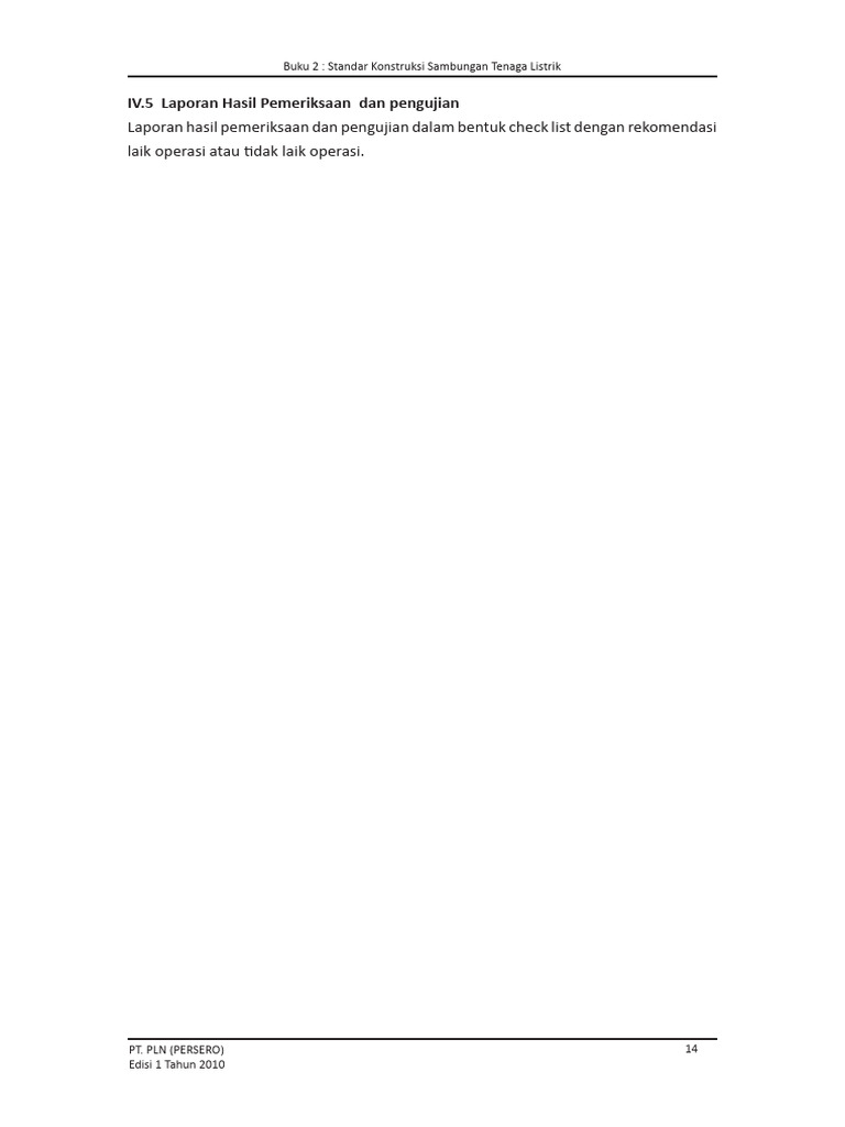 10. Hasil Evaluasi Dan Ceklis Standard Konstruksi Jaringan Distribusi | PDF