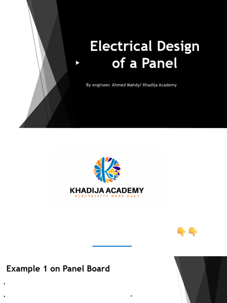 Electrical Design of A Panel | PDF