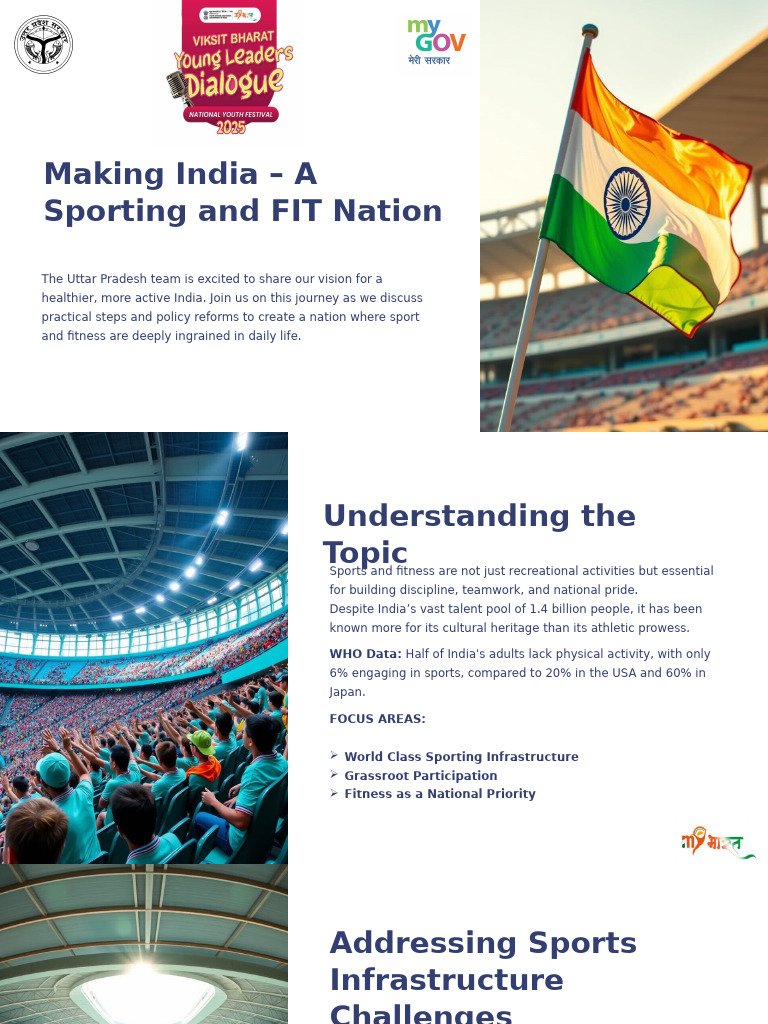 Uttar Pradesh Team Final PPT - Making India A Fit Nation | PDF ...