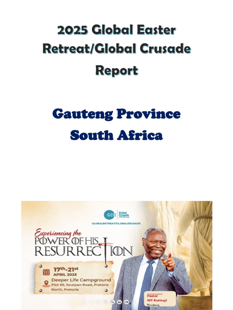 2025 Global Easter Retreat-Global Crusade Report-GP South Africa-Final ...