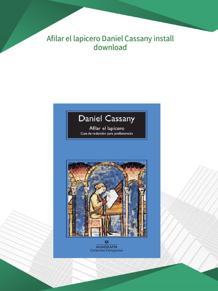 Afilar el lapicero Daniel Cassany pdf download | PDF | Autor | Información