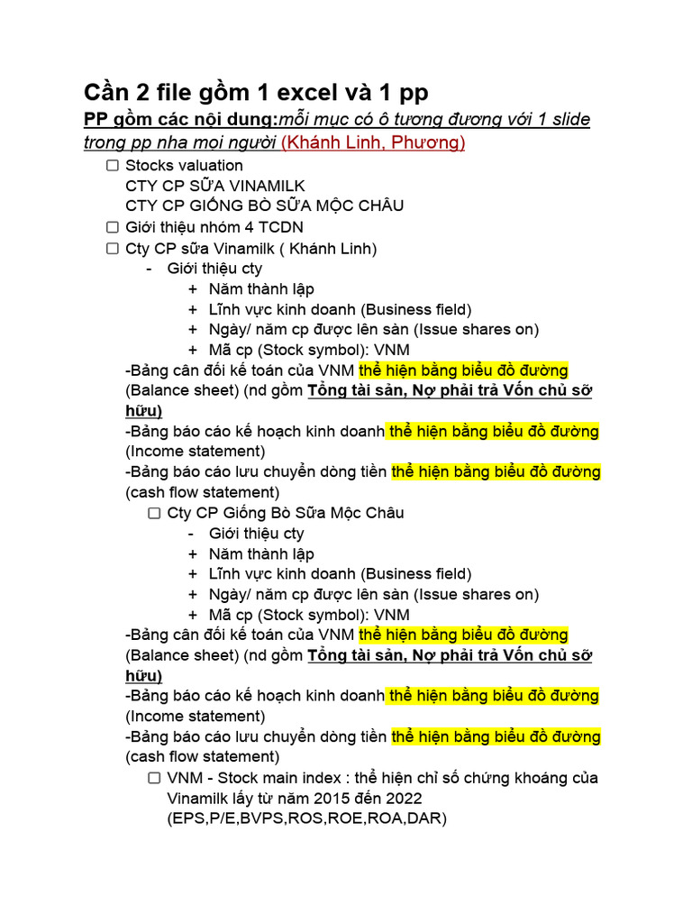 Outline TCDN Stock Valuation | PDF