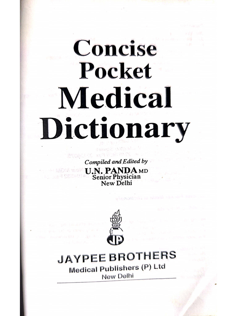 Medical Dictionary | PDF