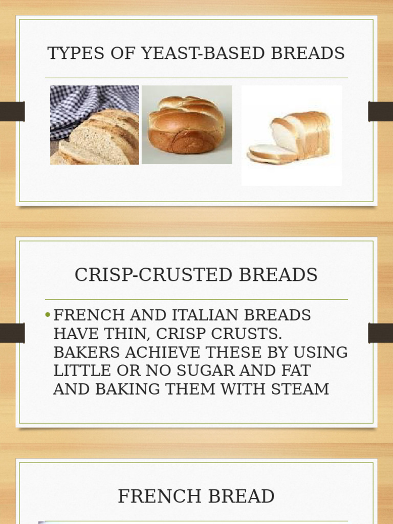 Types of Yeast-Based Breads | PDF
