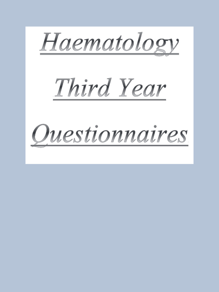 Comprehensive Guide to Anaemia and Blood Tests | PDF | Anemia | Histology