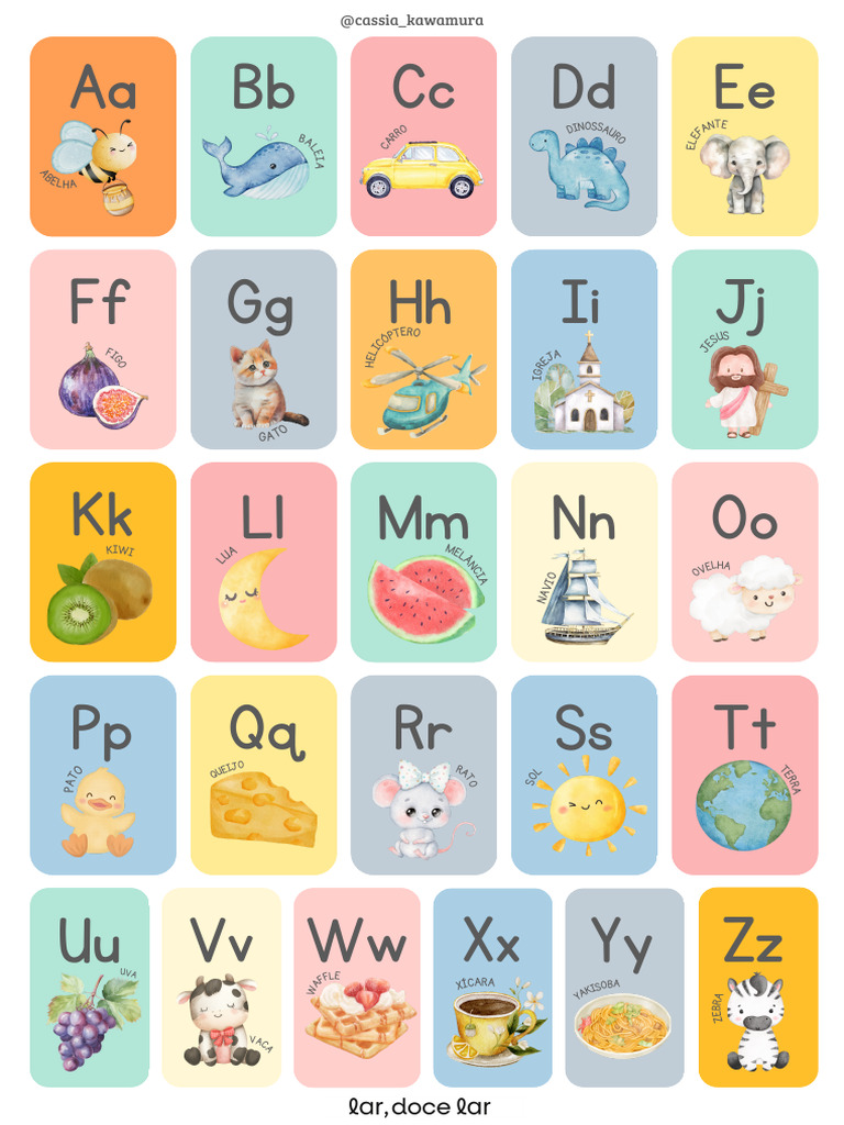 Alfabeto - Quadro para Imprimir - 20250506 - 202603 - 0000 | PDF