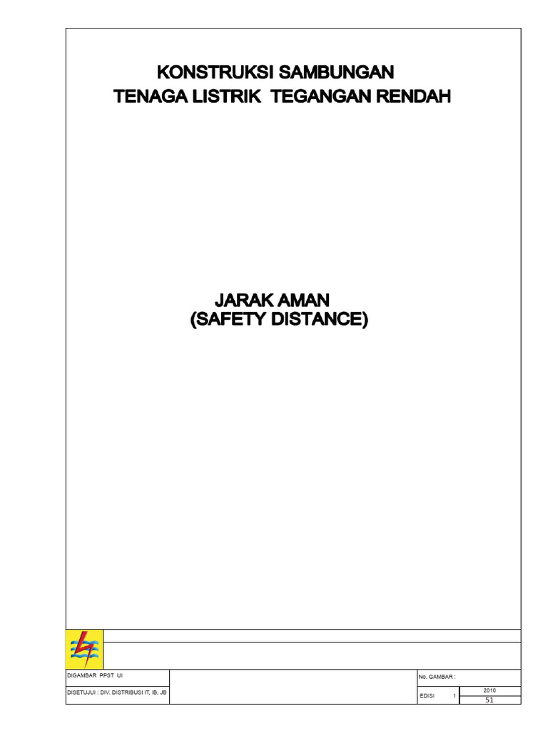 Konstruksi Sambungan Tenaga Listrik Tegangan Rendah | PDF