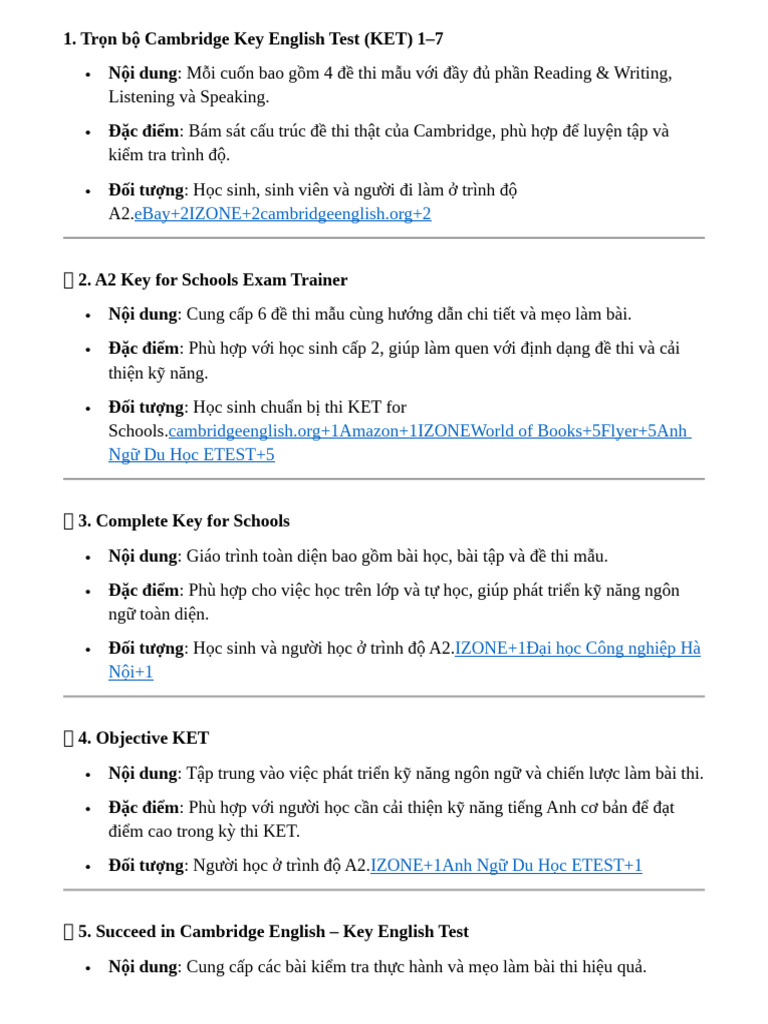 Giáo Trình Ket | PDF