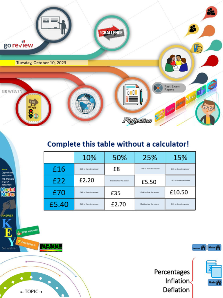 Understanding Percentage Increases & Decreases | PDF | Percentage ...