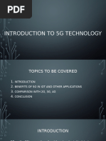 5G Technology Presentation | PDF