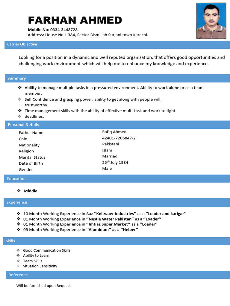 Farhan Ahmed Resume | PDF