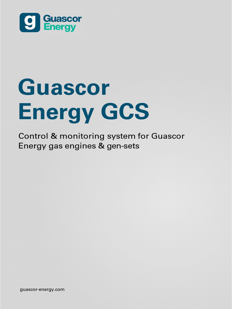 Guascor Energy GCS Control Overview | PDF | Electrical Grid ...