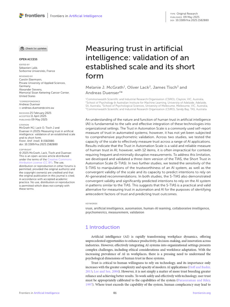 Frai 1 1582880 | PDF | Errors And Residuals | Psychometrics