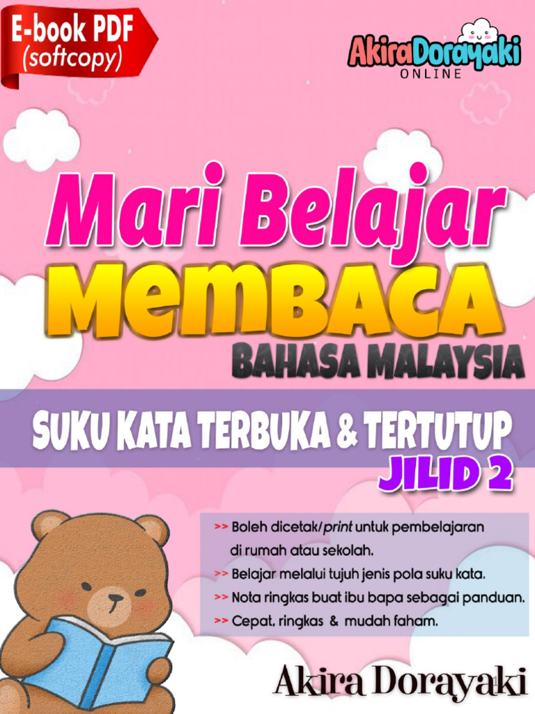 Jilid 2 MBM Suku Kata Terbuka & Tertutup | PDF
